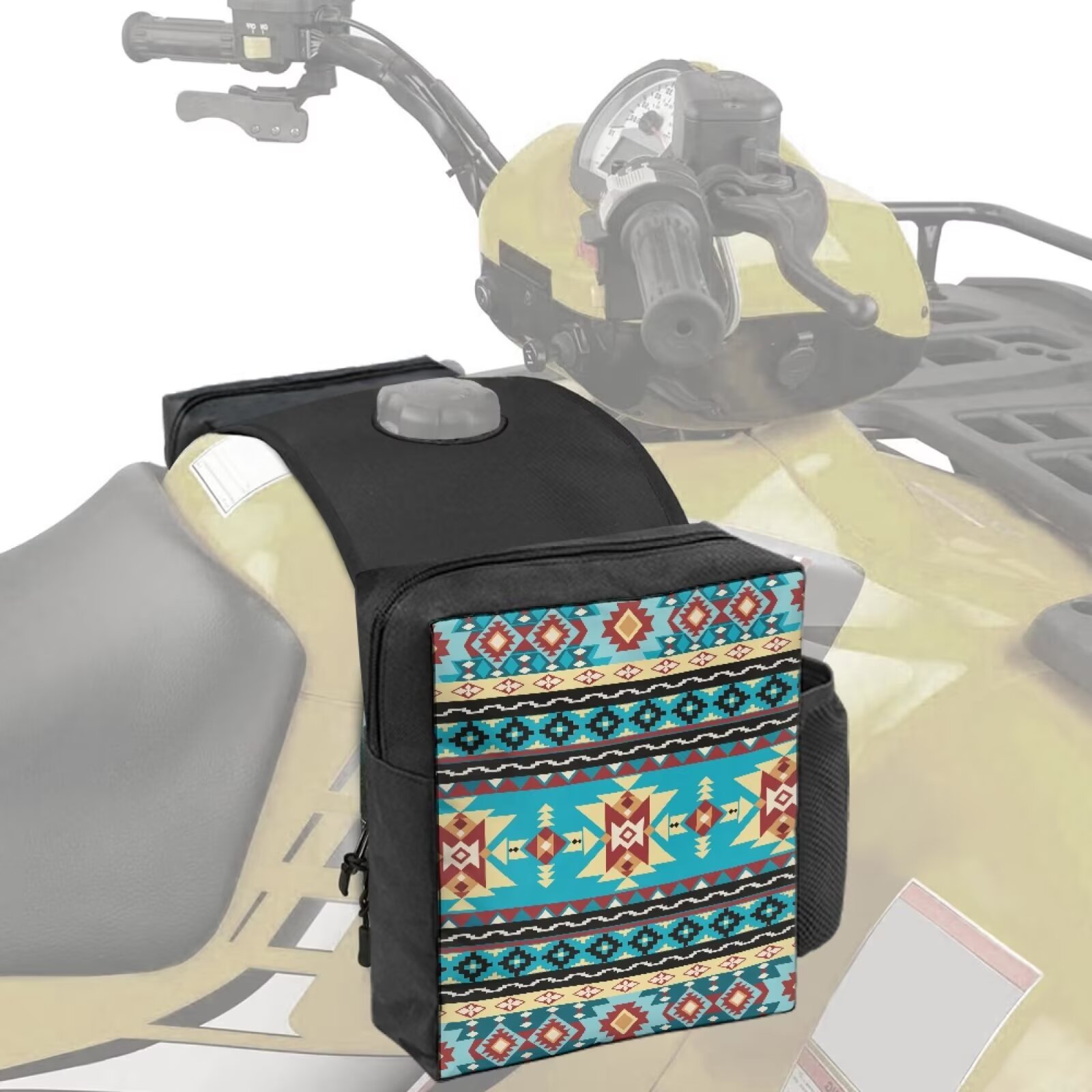 Uorisanigo Quad ATV Tank Bag Motorcycle Gas Tank Saddle Bag Blue ...