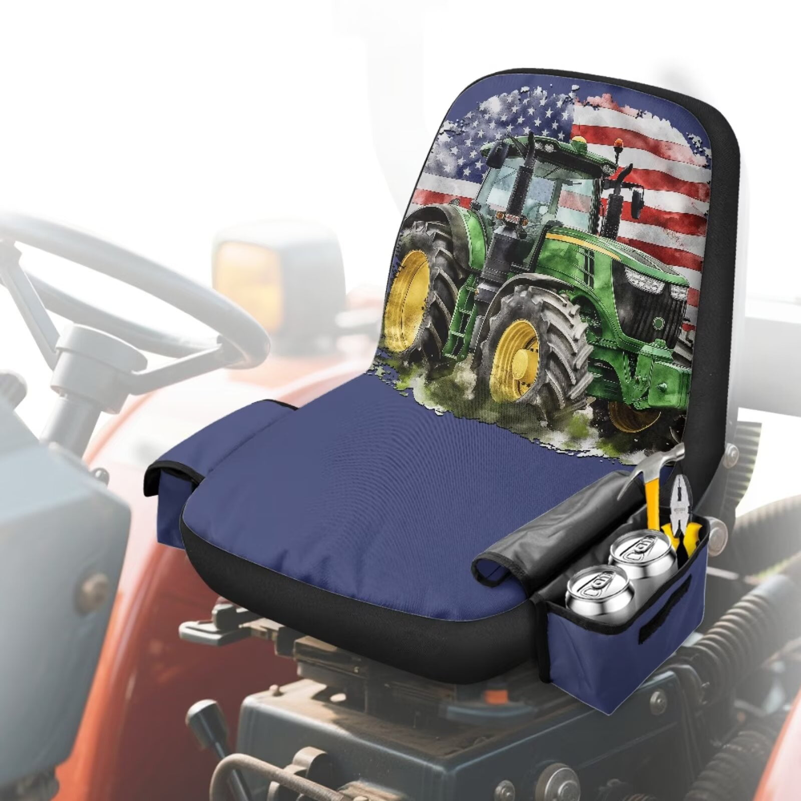 Uorisanigo Riding Lawn Mower Seat Cover Heavy Duty Tractor Seat Cover ...