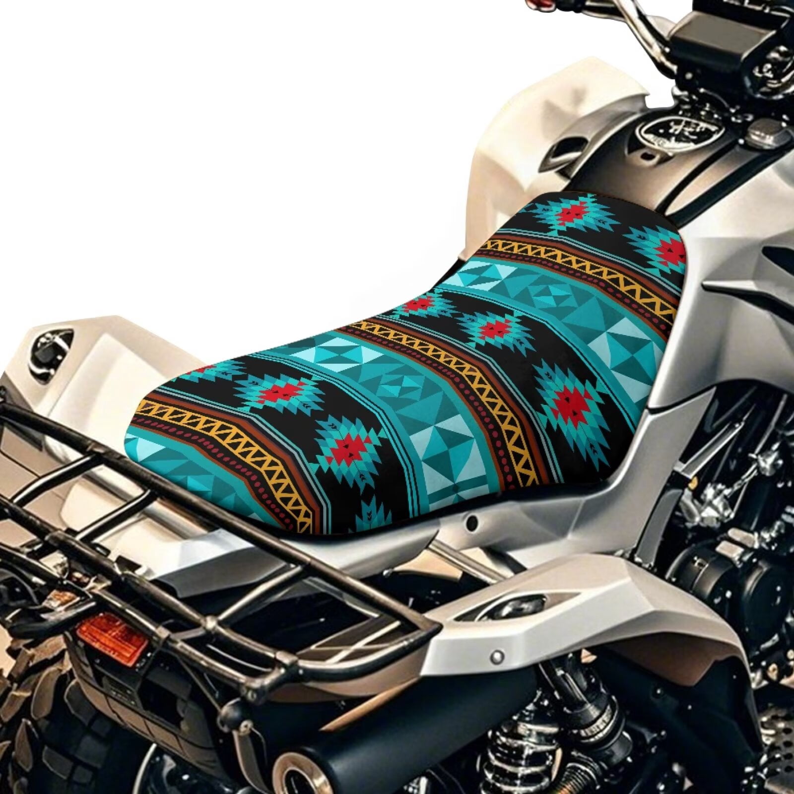 Uorisanigo Southwest Aztec ATV Seat Cover Motorcycle Cover Four Wheeler ...