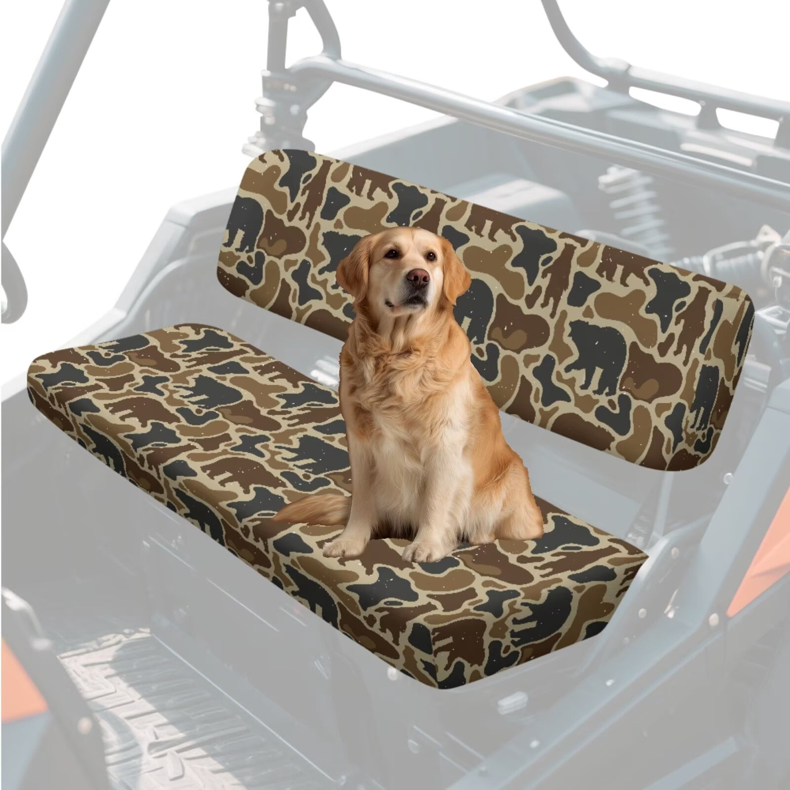 Uorisanigo UTV Bench Seat Cover Set Suitable for Kawasaki Mule 4010 4x4 ...