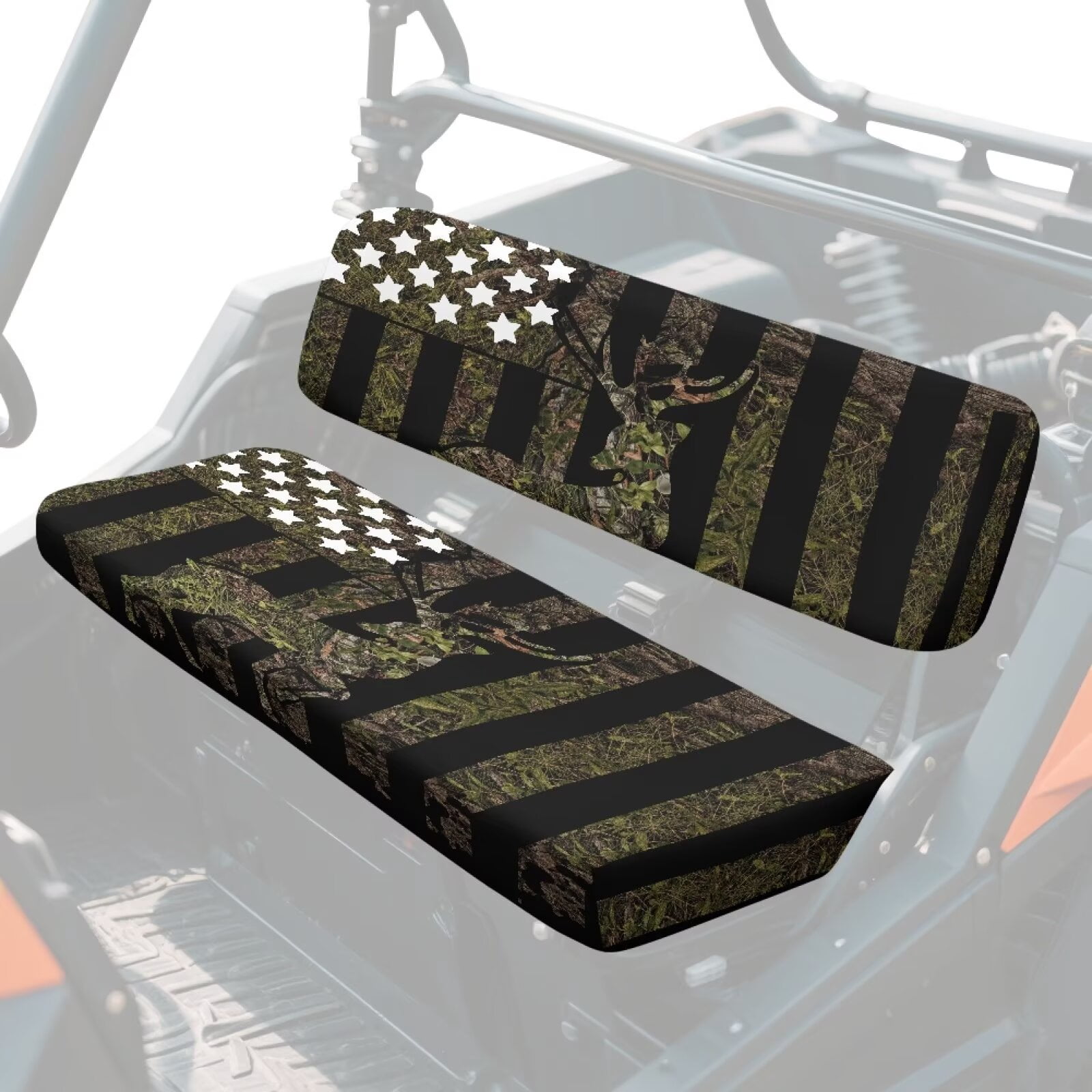 Uorisanigo UTV Front Bench Seat Cover Scratch-Proof Mule Seat Cover Fit ...