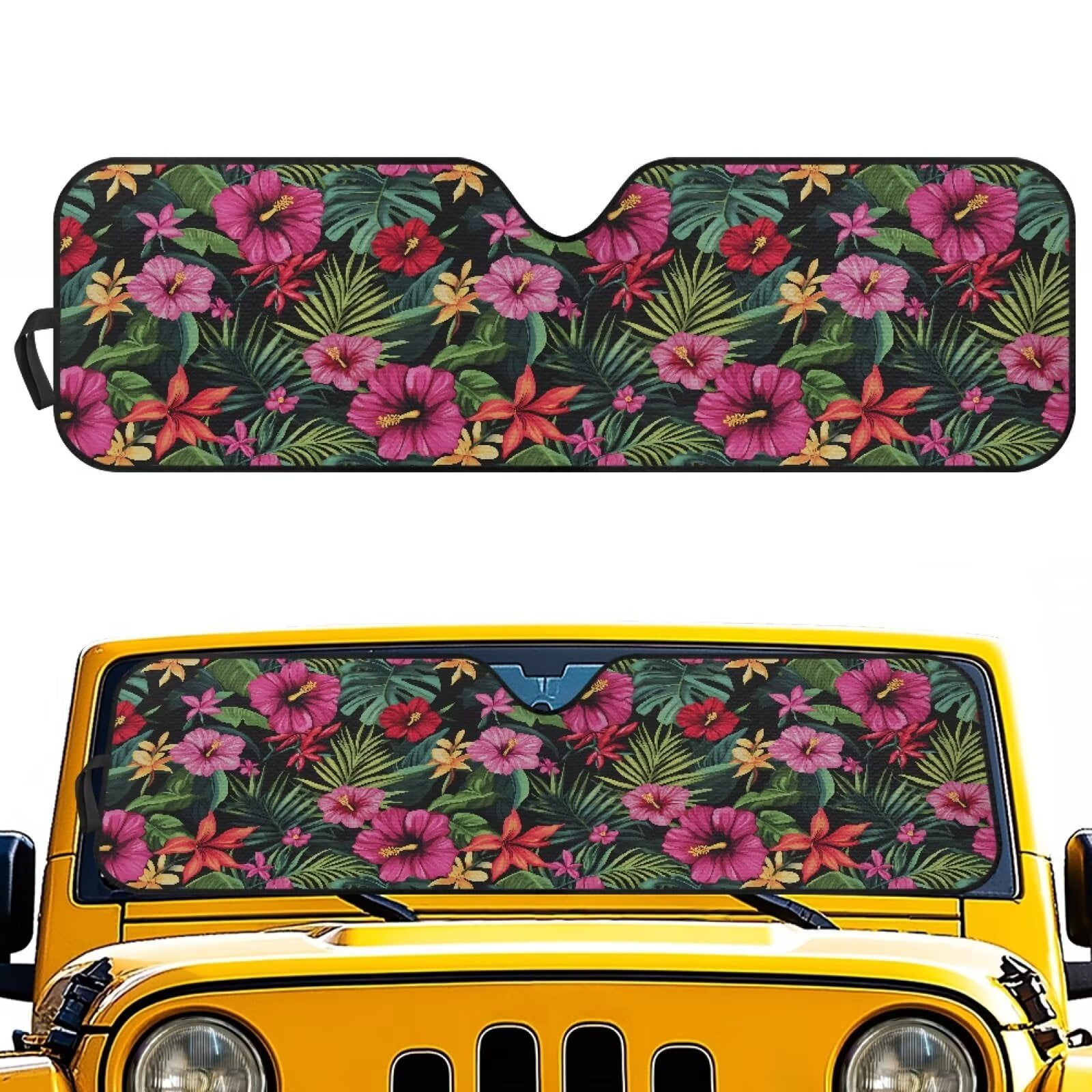 Uorisanigo Windshield Sun Shade Compatible with JLU and 2020-2024 2025 ...