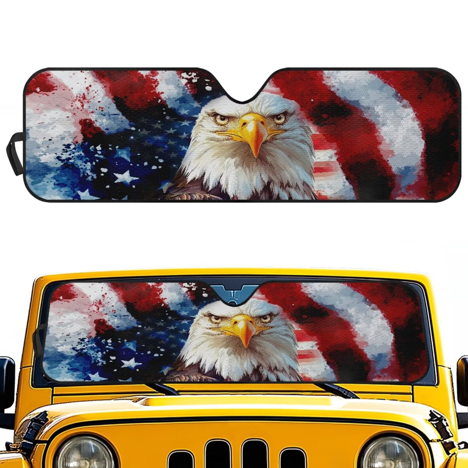 Uorisanigo Windshield Sun Shade Compatible with JLU and 2020-2024 2025 ...