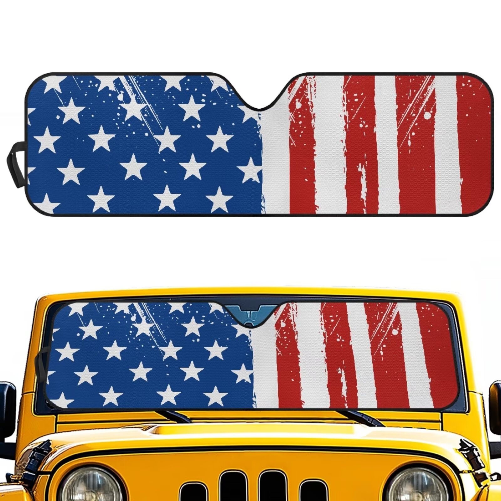 Uorisanigo Windshield Sun Shade for Jeep Wrangler, Gladiator, Renegade ...