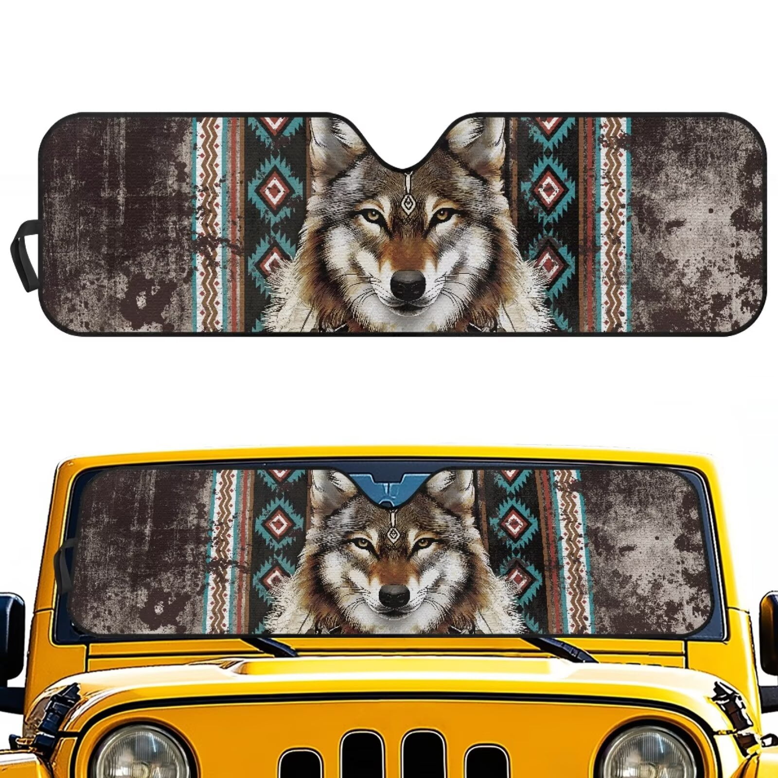 Uorisanigo Windshield Sun Shade Suitable for Wrangler, Compass ...