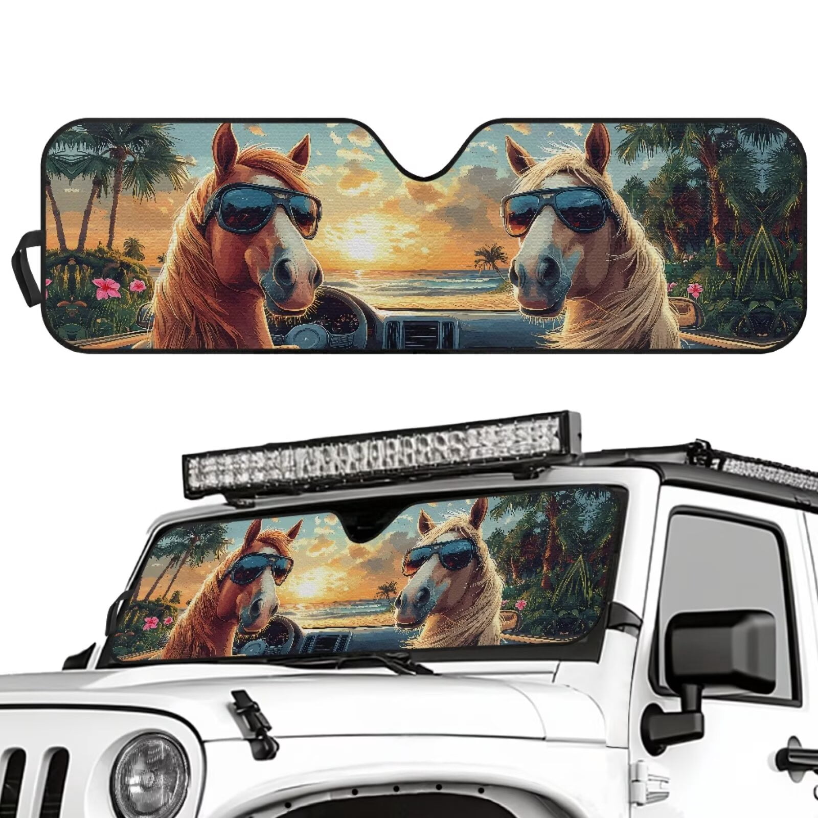 Uorisanigo Windshield Sun Shade Sun Heat and UV Rays Blocker ...