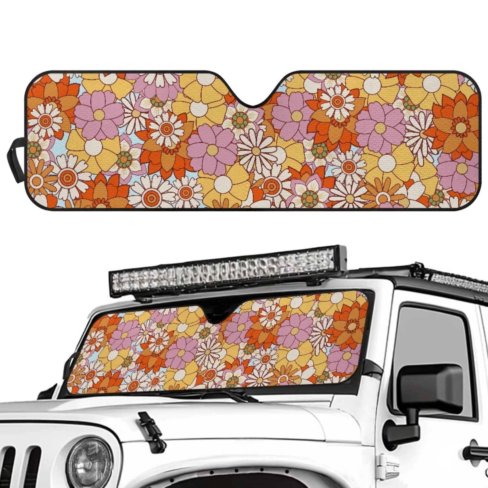 Uorisanigo Windshield Sunshade Front Window Sun Shade Foldable Sun ...