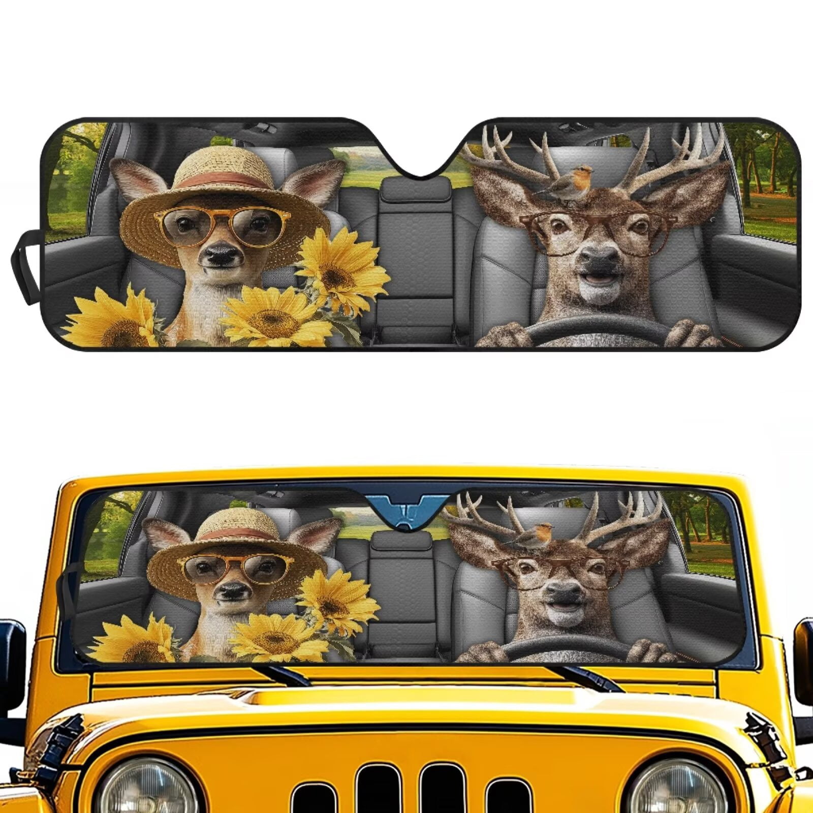 Uorisanigo Windshield Sunshade Sun Visor for UV Rays & Heat Protection ...