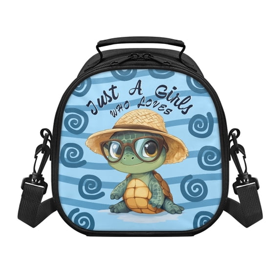 Uourmeti Cute Insulated Kids Lunch Bag featuring Cartoon Turtle ...