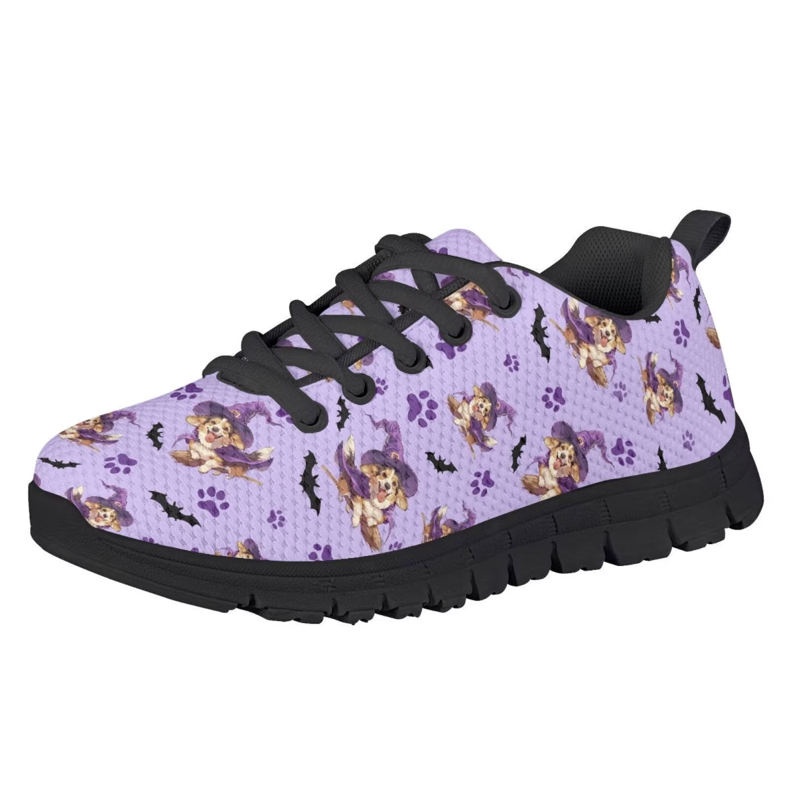 Uourmeti Halloween Shoes for Kid Fashion Sneakers Boys Corgi Bat ...
