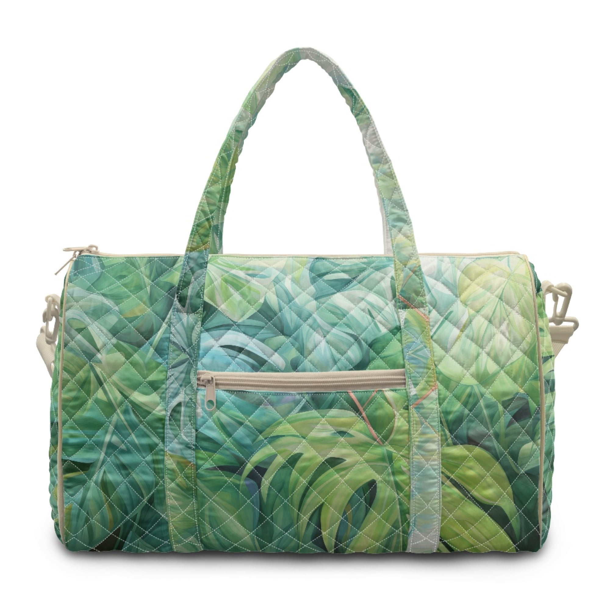 Uourmeti Large Capacity Weekender Bag for Women, Portable Quilted ...