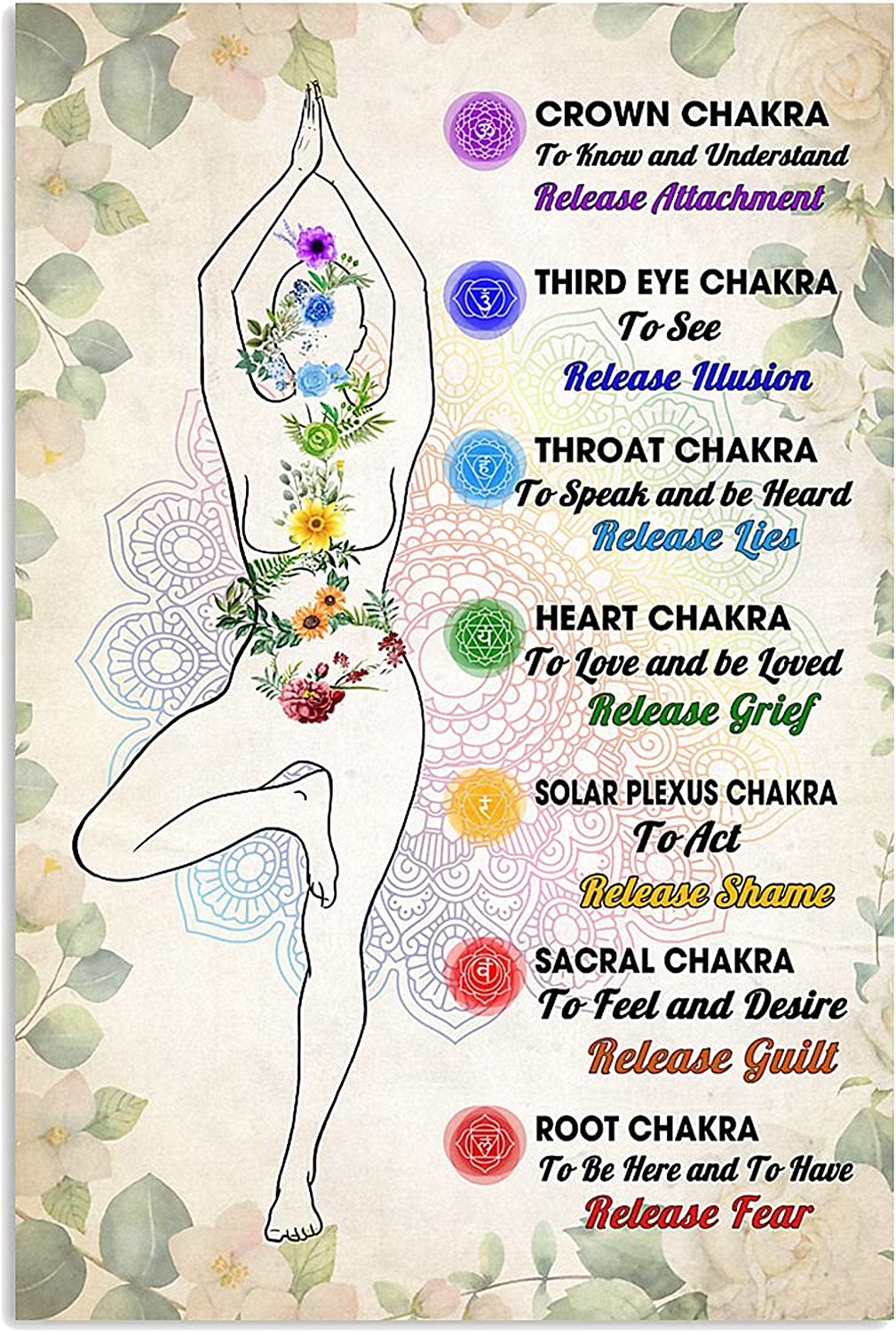 Uoyeqt Puzzles for Adult Kid 1000 Piece Wooden Jigsaw Yoga Chakra Art DIY Leisure Game Fun Toy ...