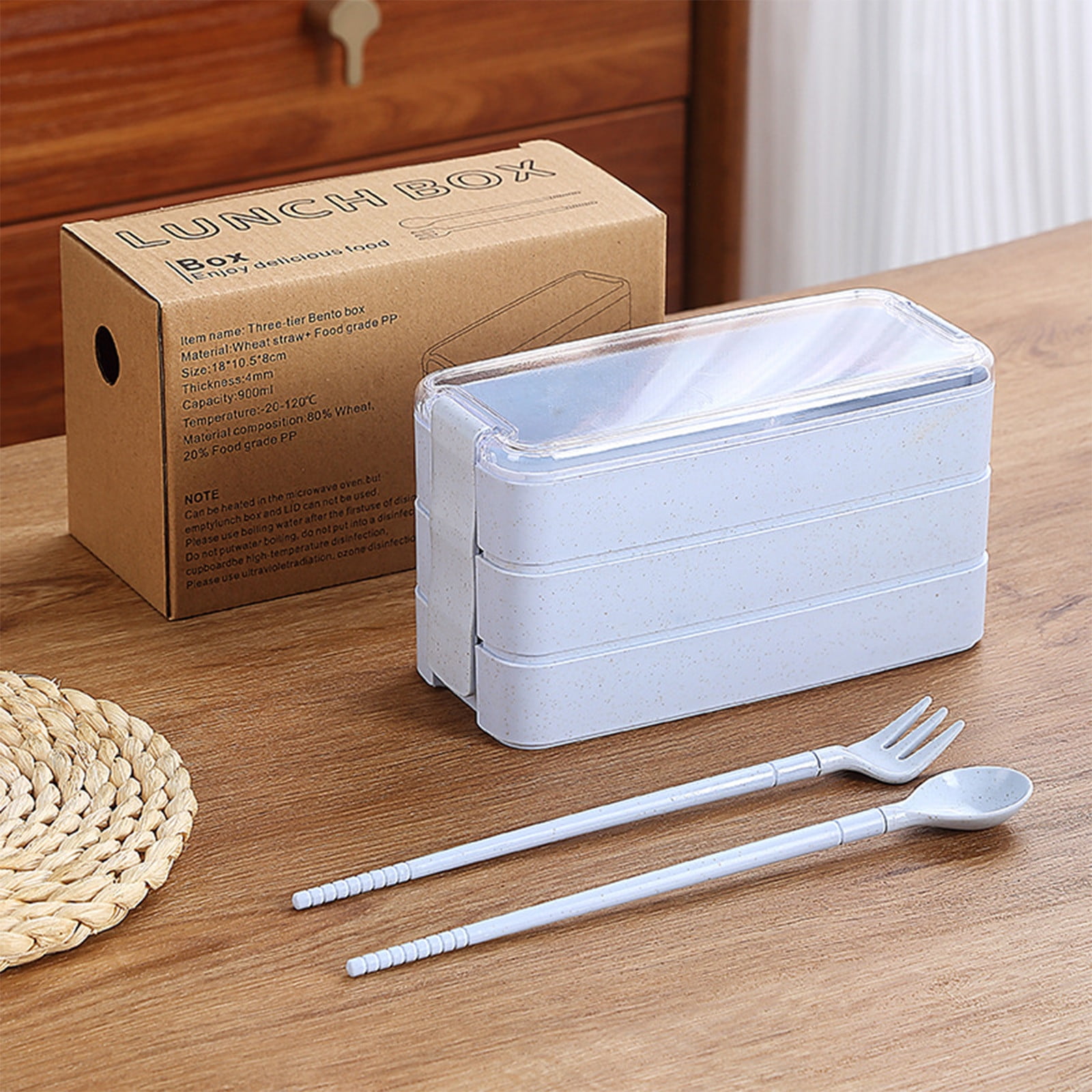 Up to 40% off Clearance, Bento Box, InsCrazy Stackable Bento Box 3 in 1 ...