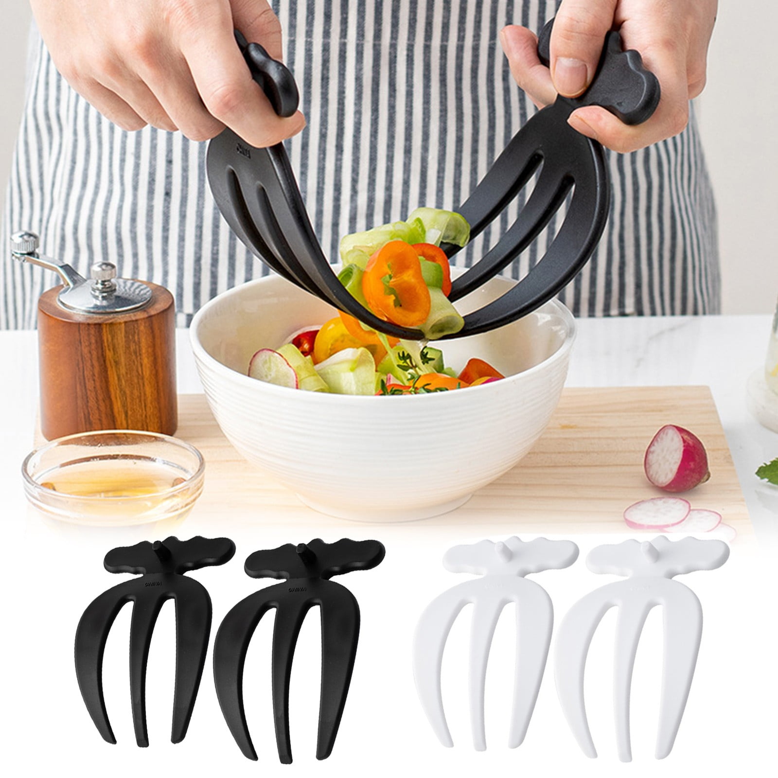 Up to 60% OFF, 2PC Fruit Salad Claw Inventive Vegetable Salad Three ...