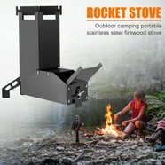 Outdoor Camping Wood-burning Stove Backpacking Portable Survival BBQ ...