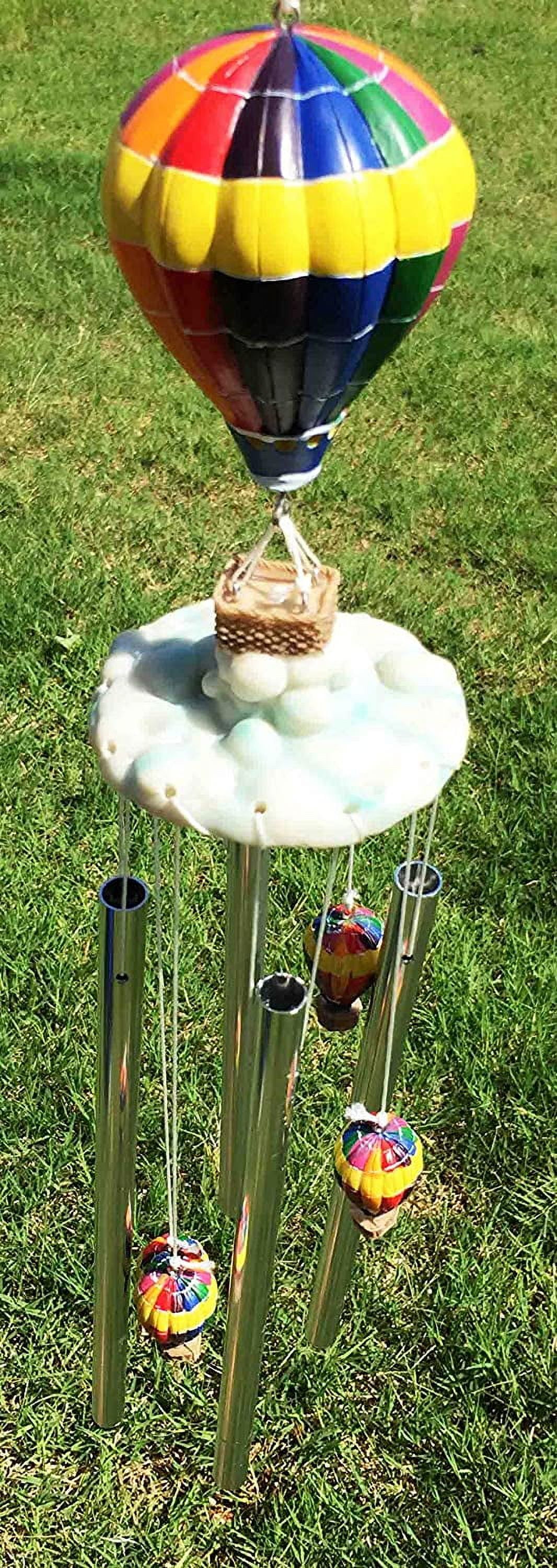 Up Air Balloon Aviation Dream Resonant Relaxing Wind Chime Patio Garden ...