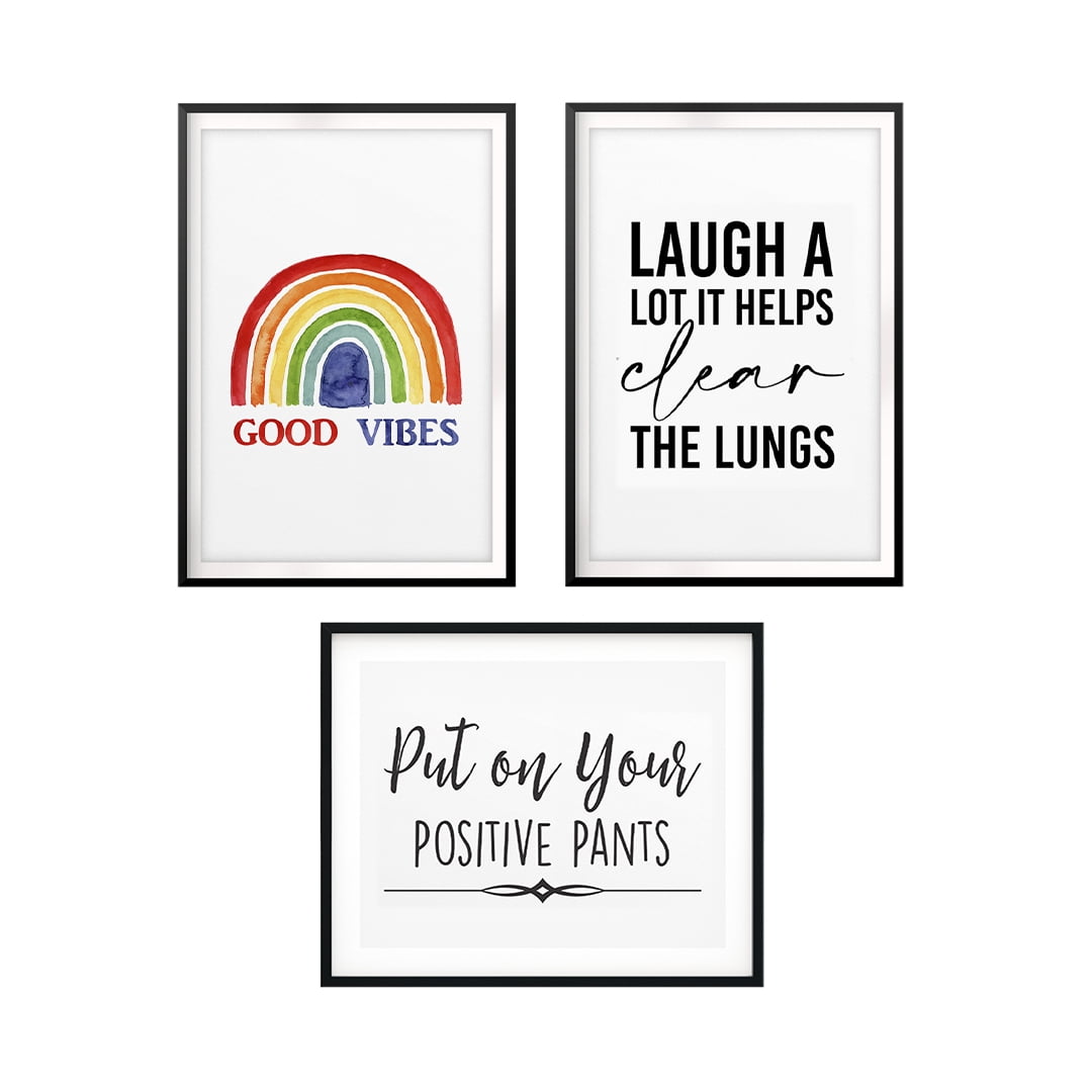 Up Beat Home Art 8 x 10" Wall Art UNFRAMED Print (3 Pack) - Walmart.com