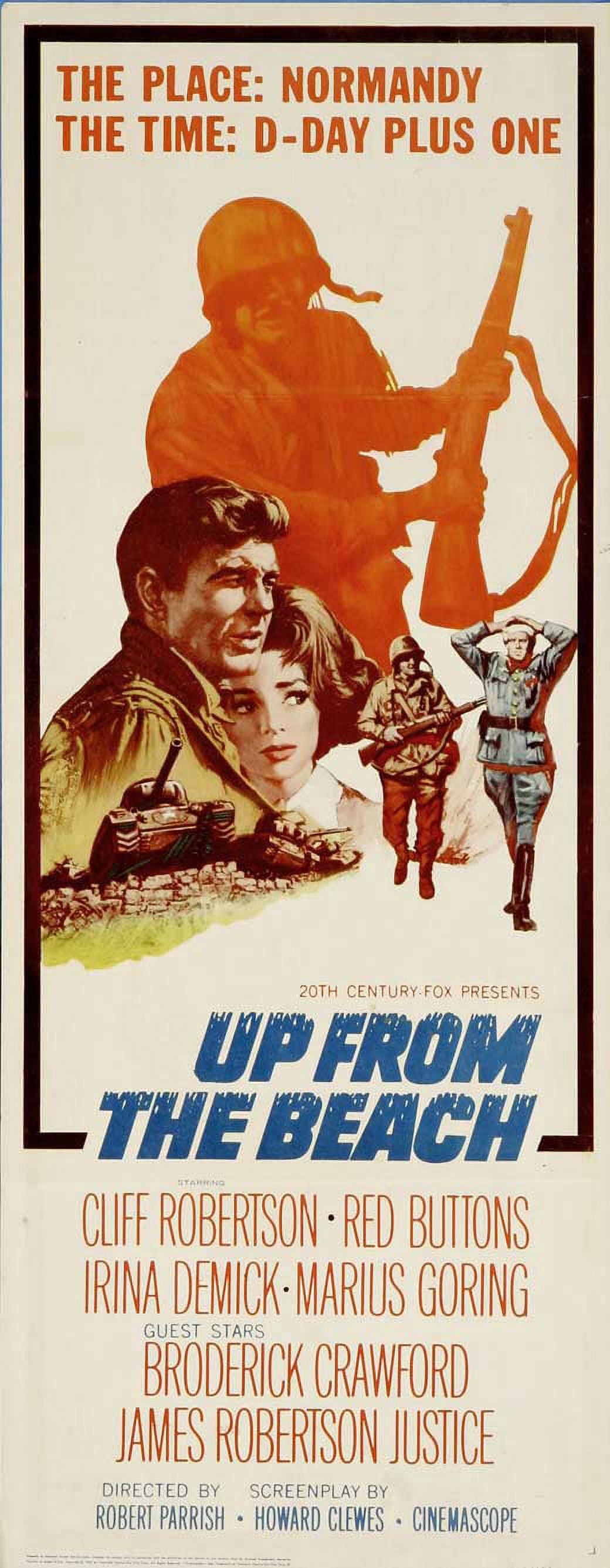 Up From the Beach Poster Movie Insert 14 x 36 Inches - 36cm x 92cm ...