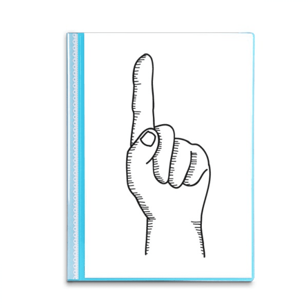 Up Gesture Line Drawing Pattern Book Sheet Protectors Portfolio Binder ...