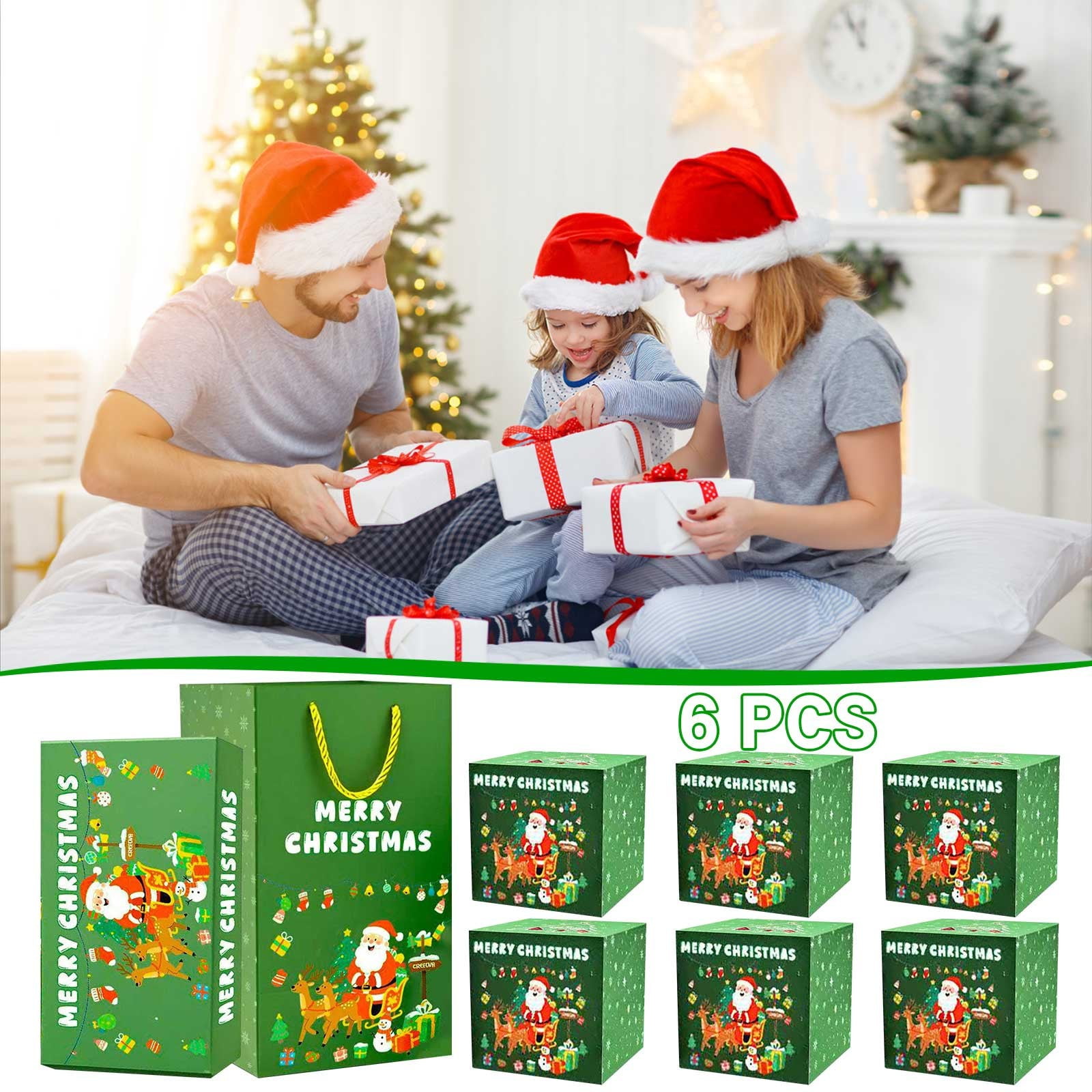 -Up Surprise Gift Box Set with Bouncing Mechanism for Christmas ...