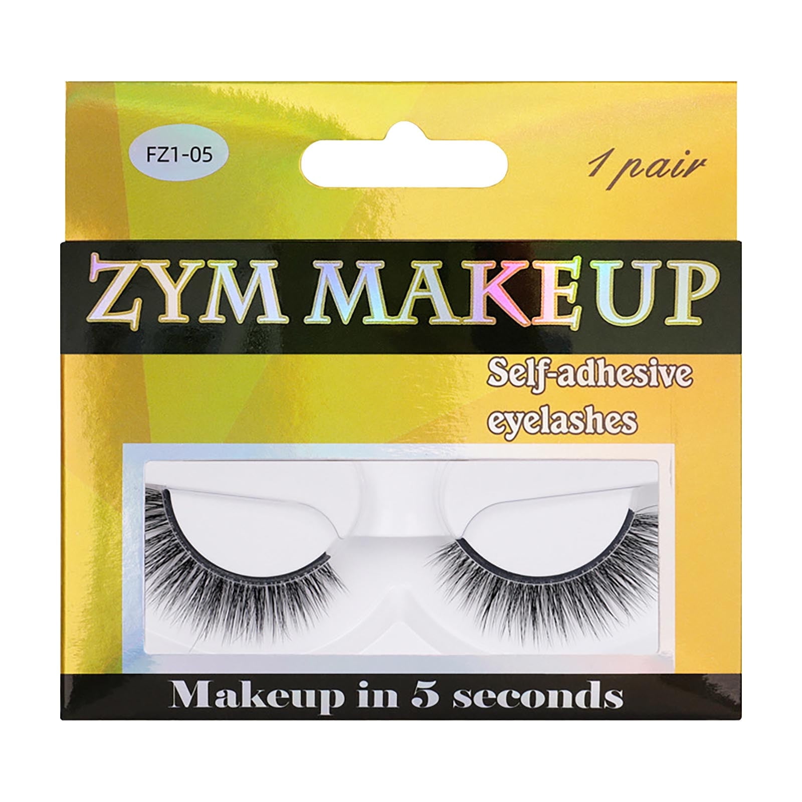 Up To 65% Off Tozuoyouz Selfadhesive False Eyelashes Gluefree Natural ...