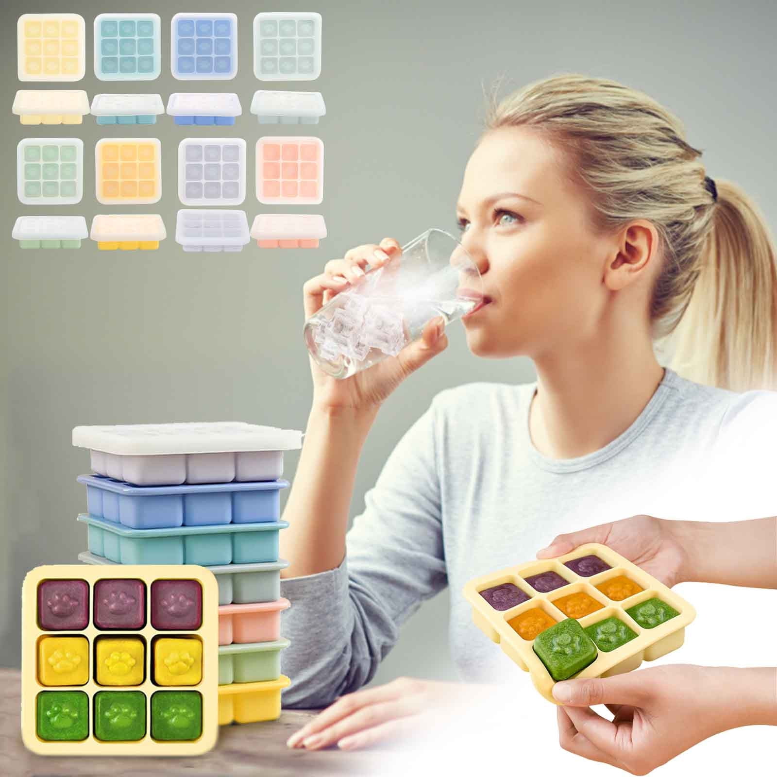 mtvxesu Originality Ice Block Maker Silicone Mold Cat Paw Ice Cube Tray ...