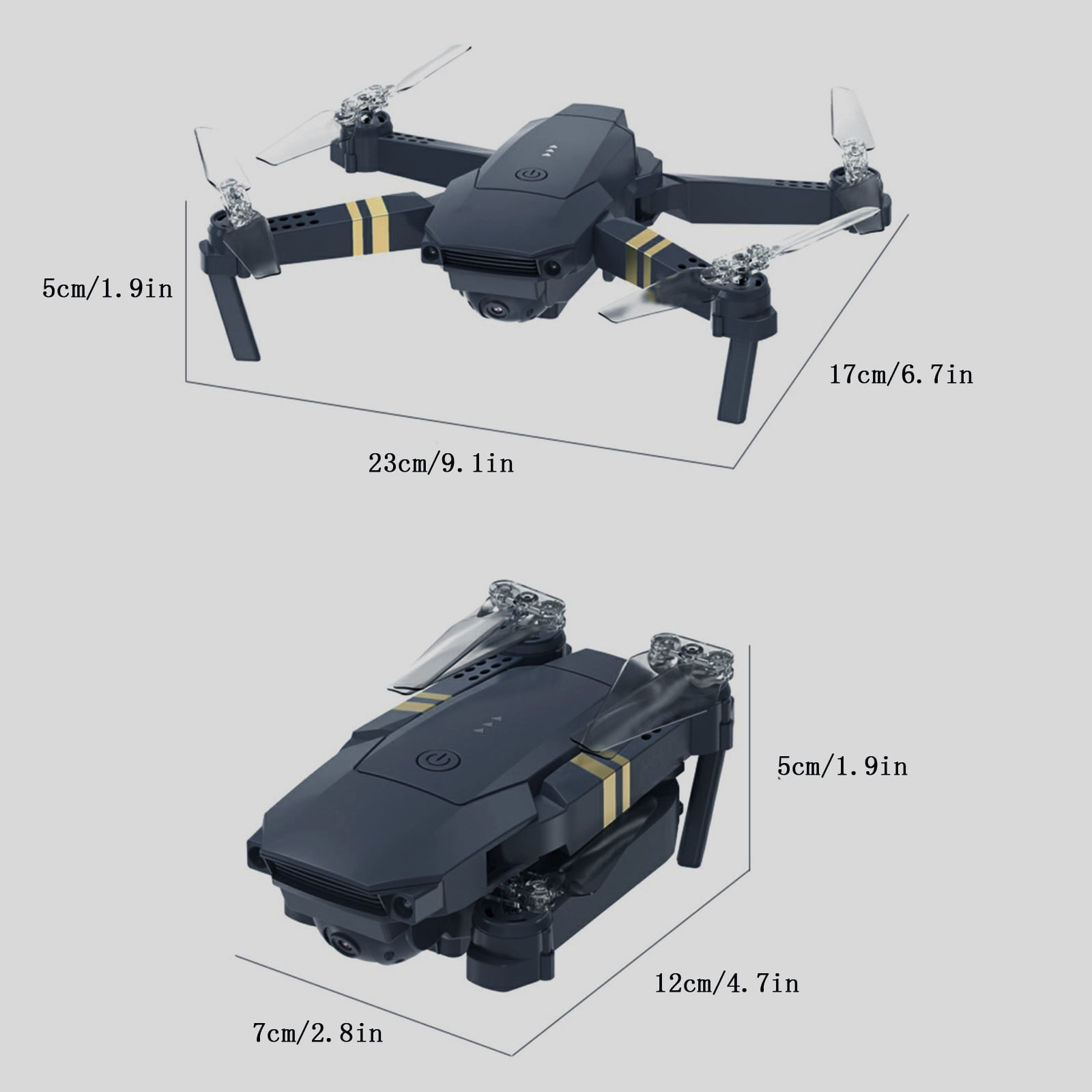 Up To 65% off E58 Mini Drone Foldable Altitude Hold Quadcopter Drones ...