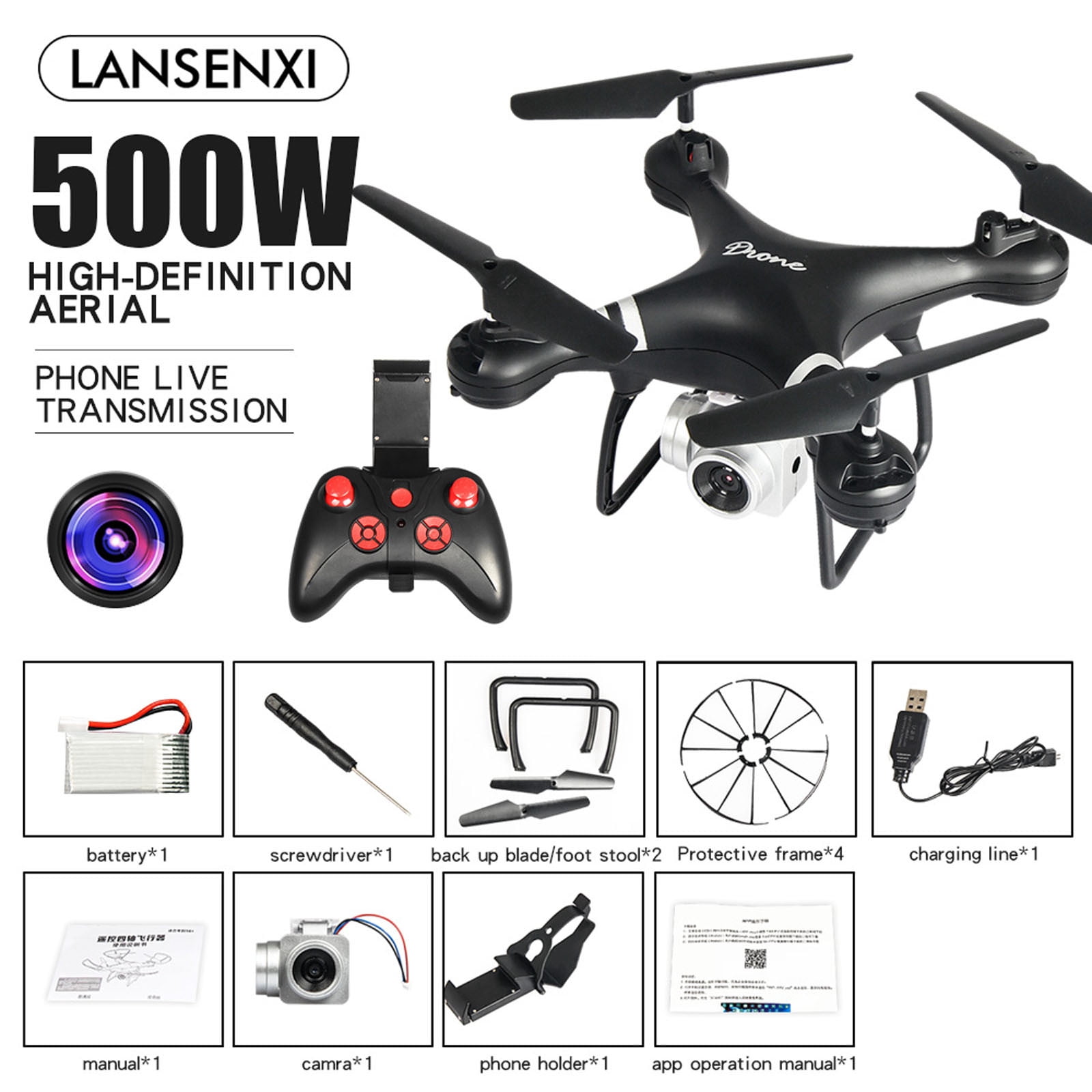 Up To 65% off UAV 4K Aerial Photography HD Radio-controlled Aircraft ...