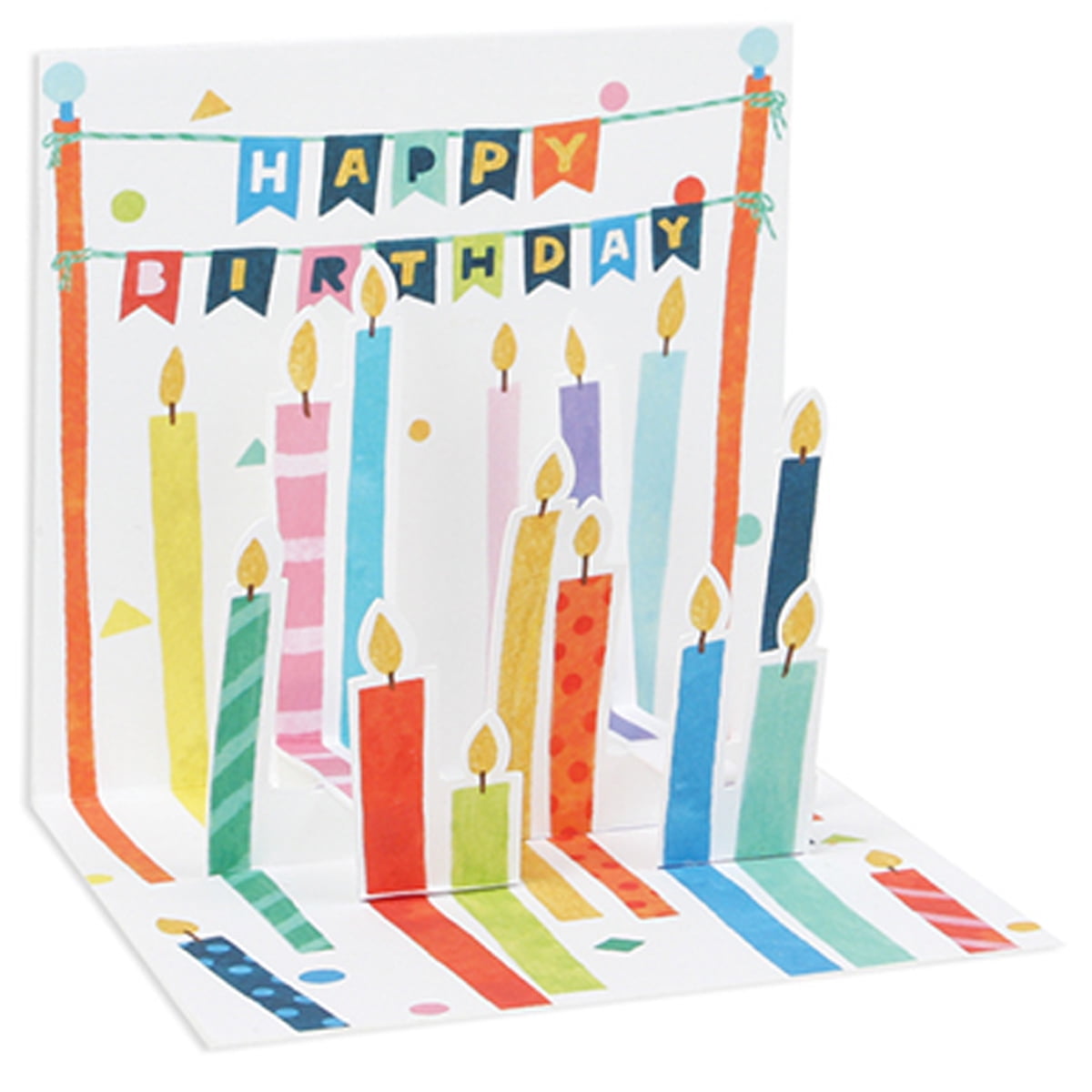 Up With Paper Make a Wish: Lots of Tall Candles with Sparkling Gold ...