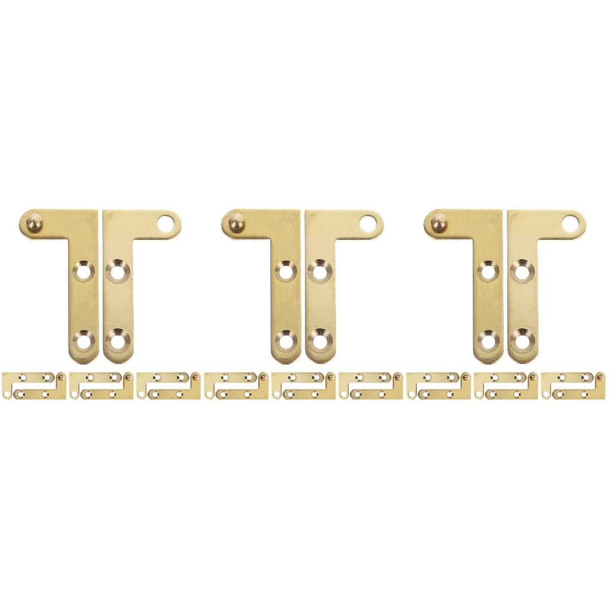 Up and down Pivot Door Hinge 12 Sets Hidden Hardware Window Fittings ...