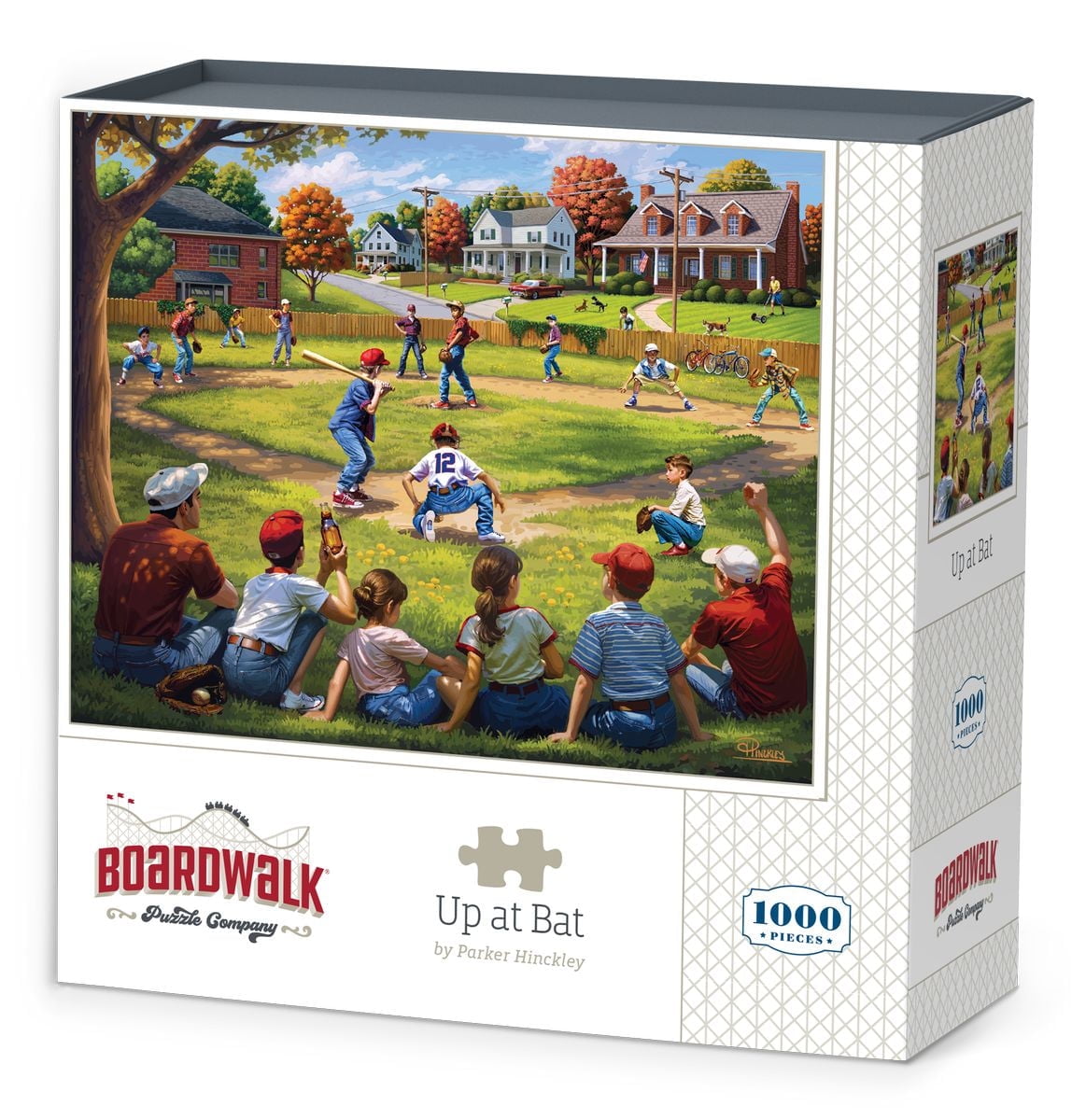 Up at Bat - 1000 Piece Boardwalk Jigsaw Puzzle - Walmart.com