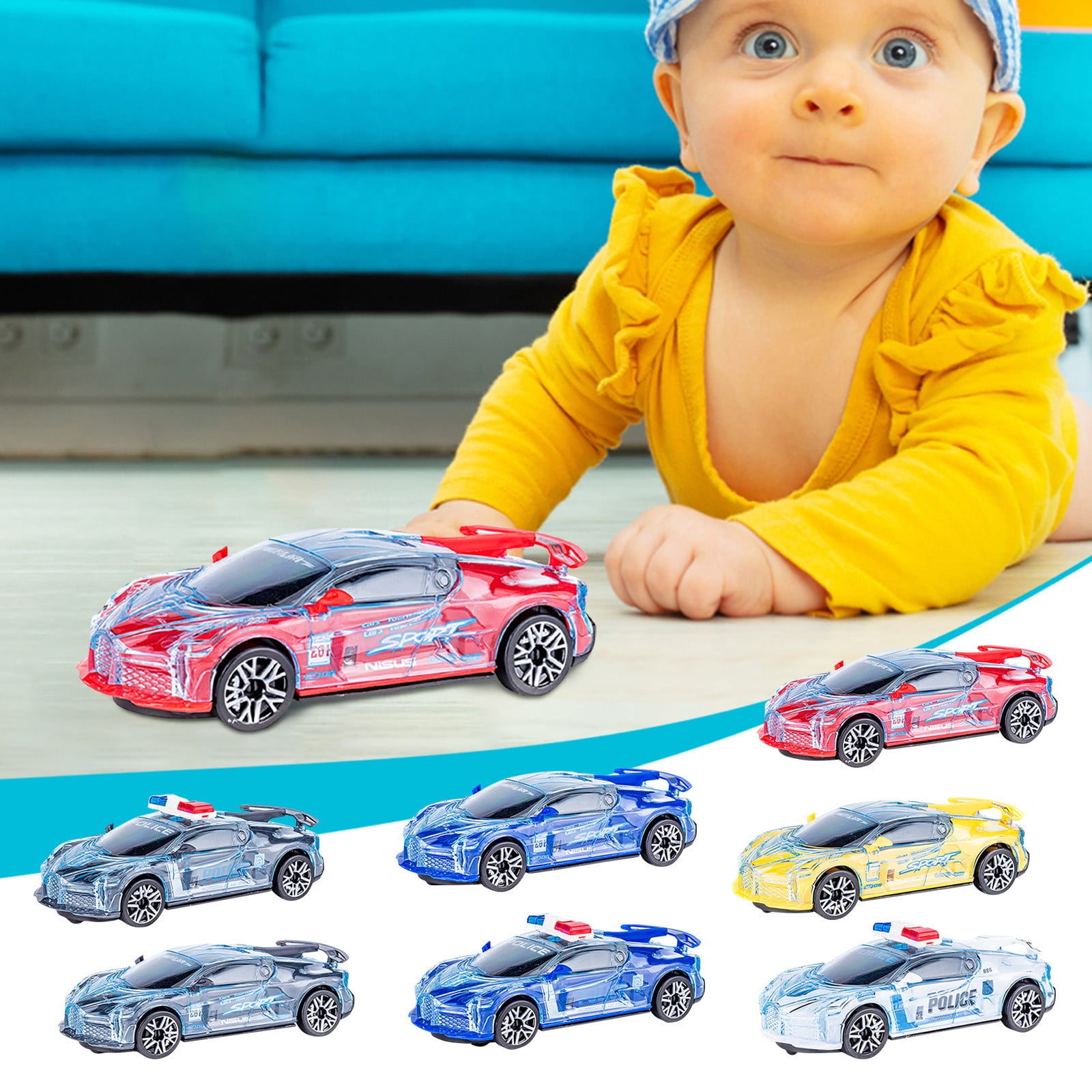 Up to 30% OFF,Children's Simulation Sports Car Toy with Music and ...