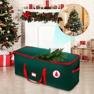 Phuchema Rolling Tote Christmas Tree Storage Bag- Large Heavy Duty ...