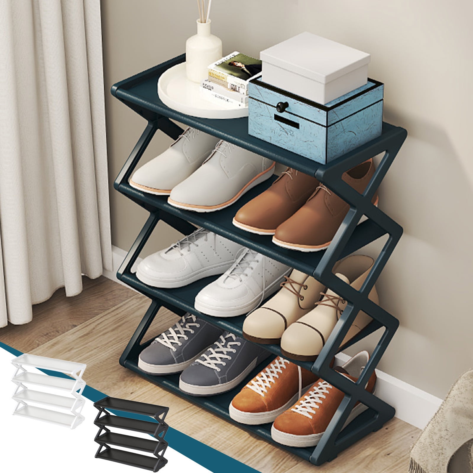 PALIFEUR Shoe Rack Large Capacity Shoe Organizer Sturdy Shoe Rack for ...