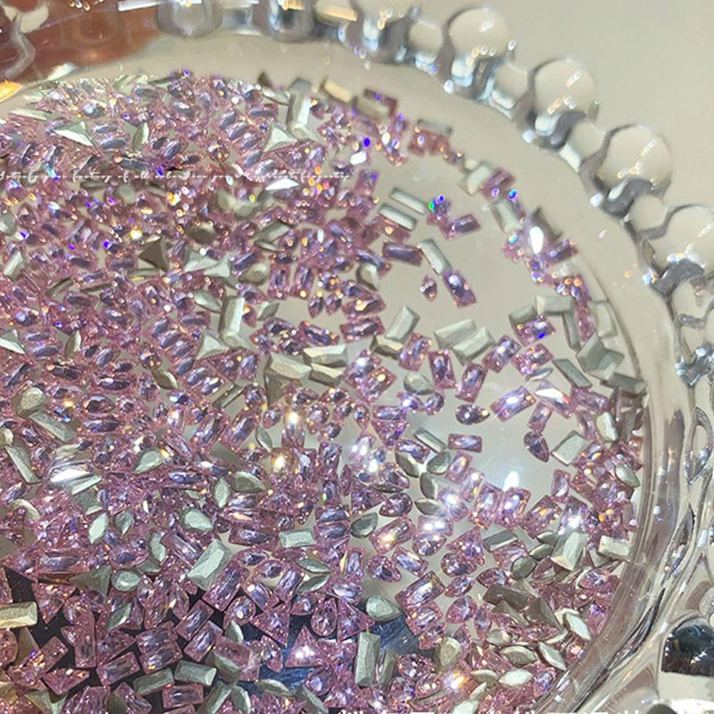 Up to 50Pcs Crystal Pixie 3D Nail art Gems Micro Zircon Mini ...
