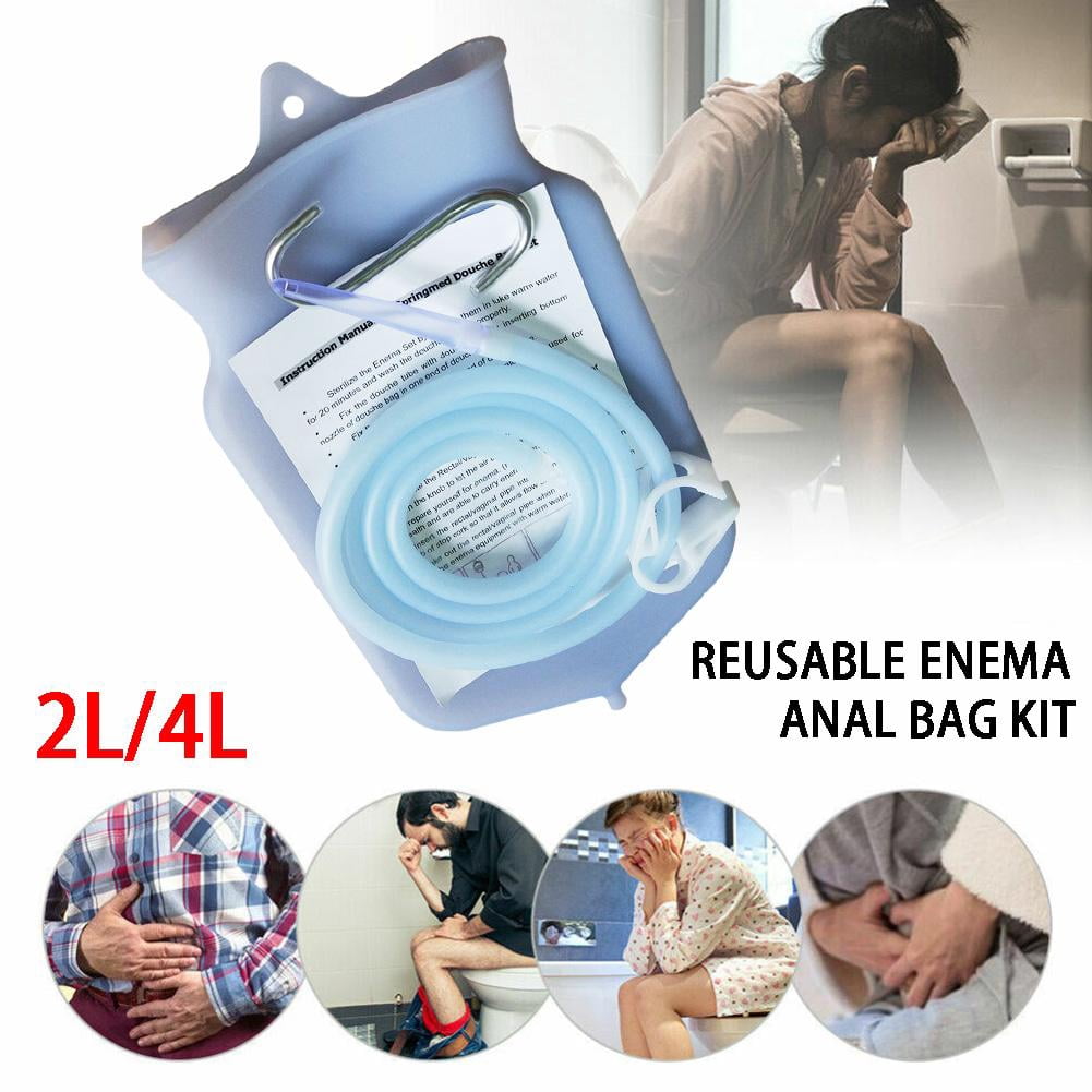 Up to 60% off!ActiveGlam 2L4L Enema Bag Kit Detox Colon Cleanse Douche ...