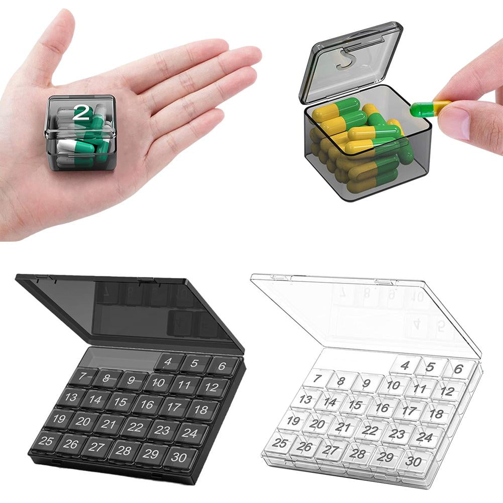 Up to 60% off!ActiveGlam Large Monthly Pill Organizer 30 Days Portable ...