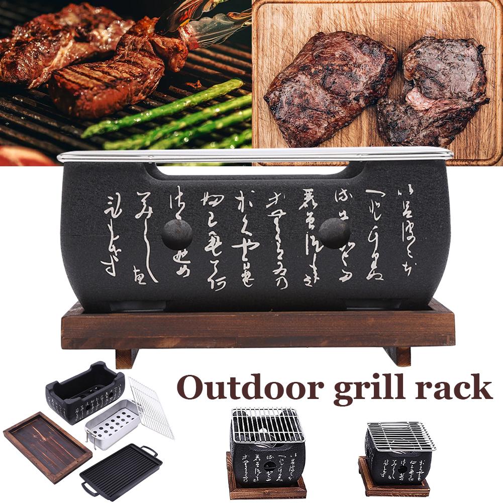 Up to 60% off! GlobalVista Outdoor Grill Rack Alcohol Oven Carbon Grill ...