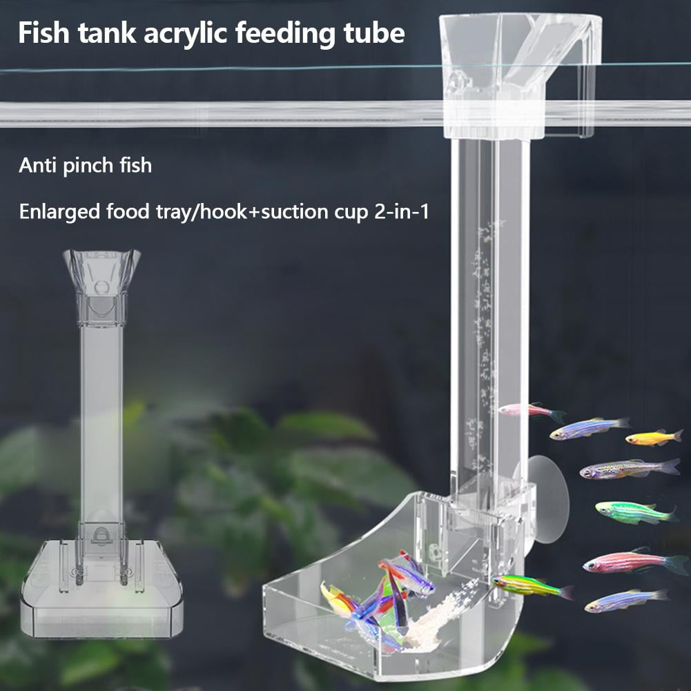 Up to 60% off! PawCasa 2135cm Acrylic Fding Tube Fish Tank Anti Drift ...