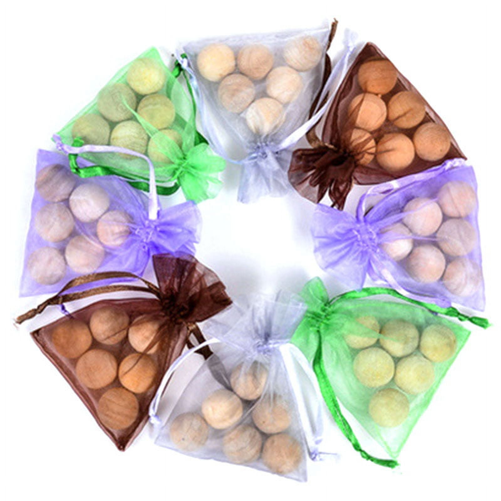 Up to 60% off! PawCasa 6 Pcs Cedar Wooden Sachets Natural Moth Balls ...