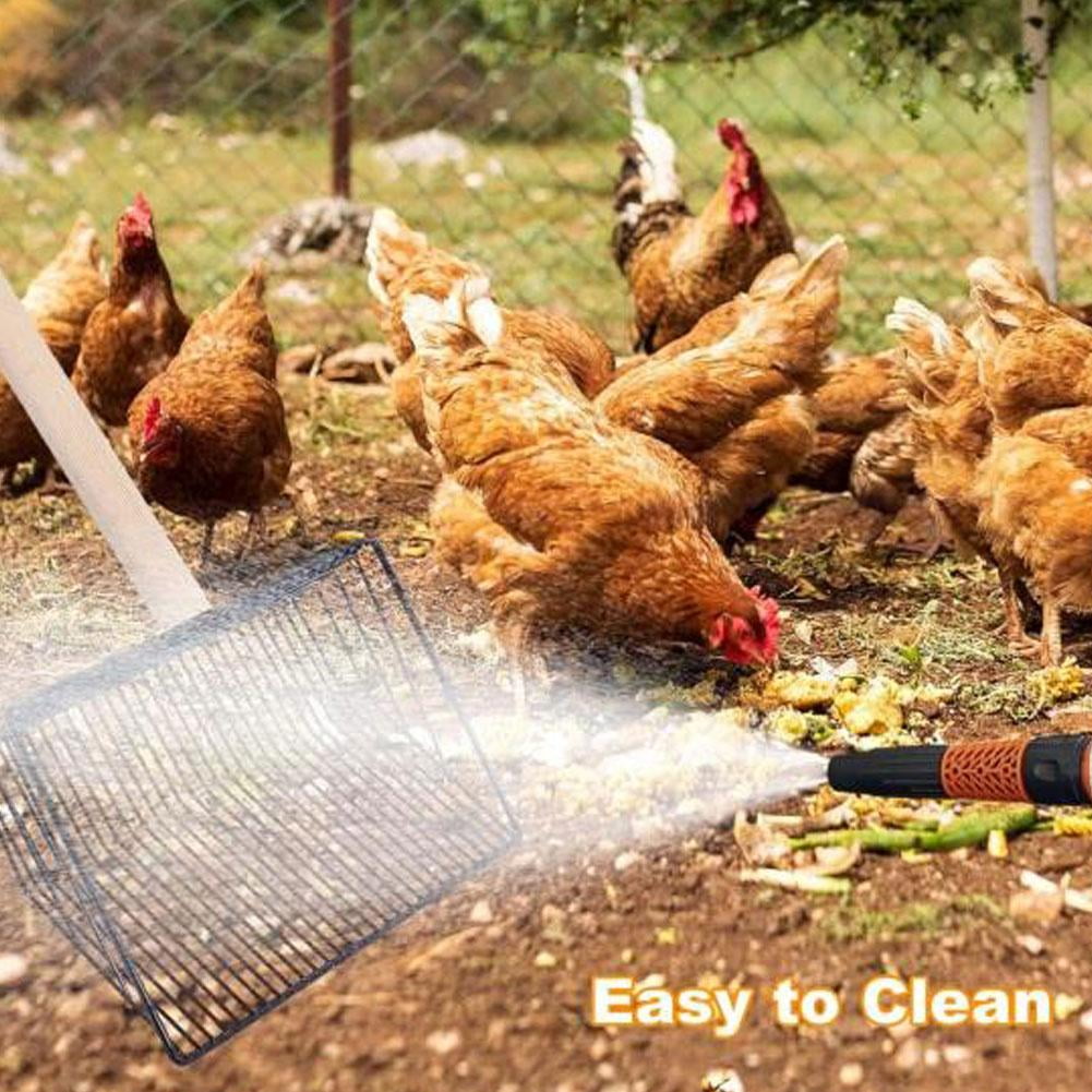 Up to 60% off! PawCasa Chicken Poop Scooper Metal Detachable Chicken ...