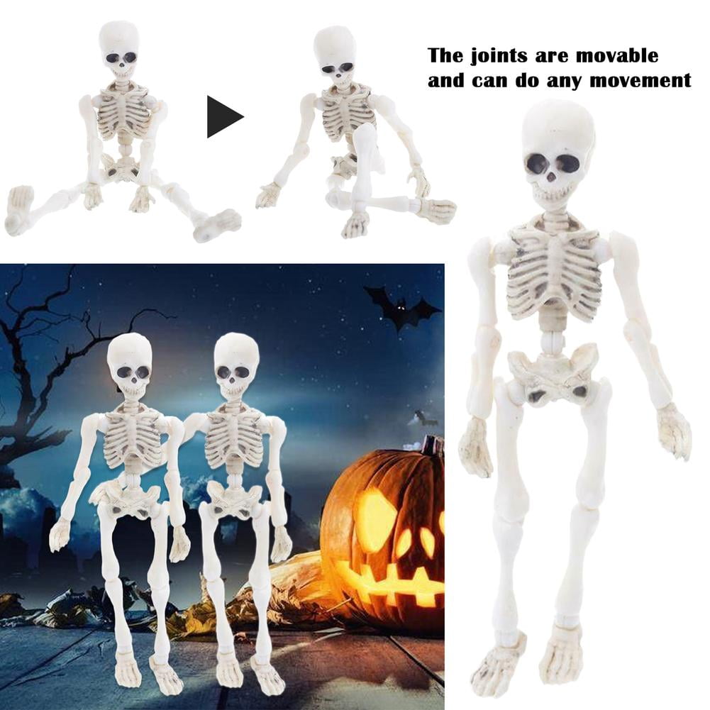 Up to 60% off! PawCasa Halloween Skull Movable Skeleton Human Model ...