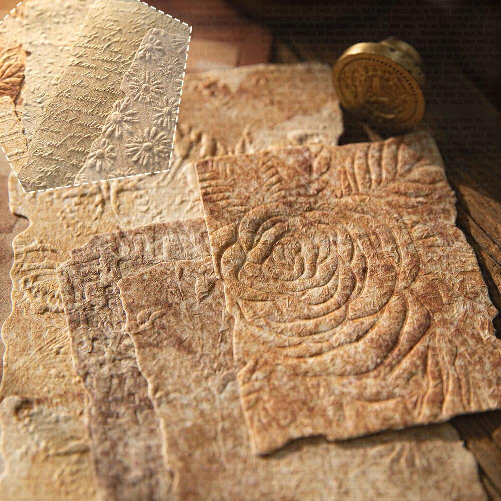 Up to 60% off! PawCasa Scrapbook Paper Embossed Textured Paper Assorted ...