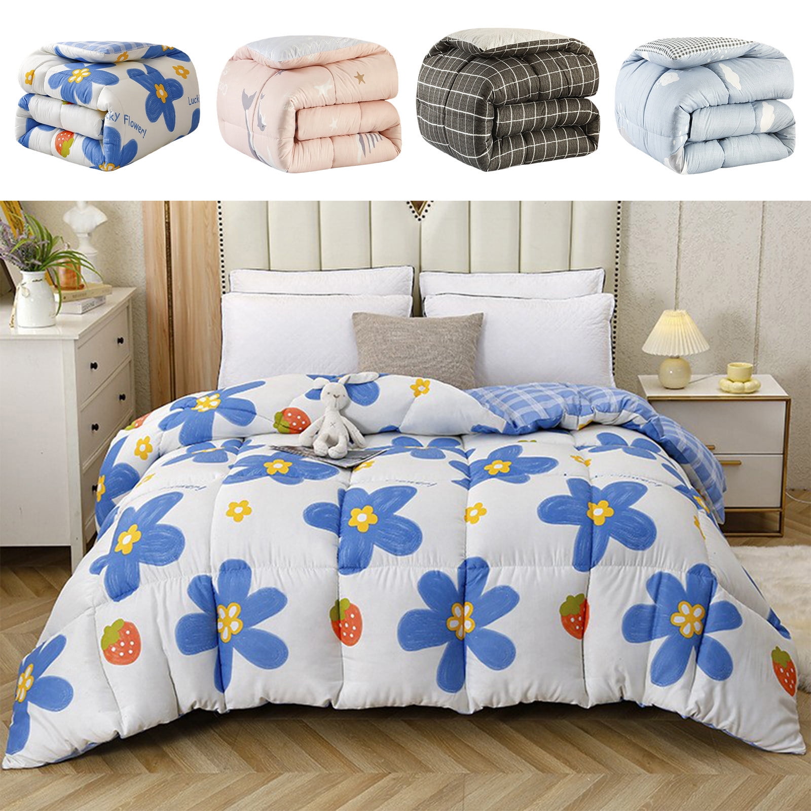 Up to 60% off! Summer Quilts for King Bed Quilt Winter Thick Models ...