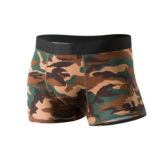 Up To 65 Off Mens Boxers Briefs Underwear Mens Camouflage Cotton
