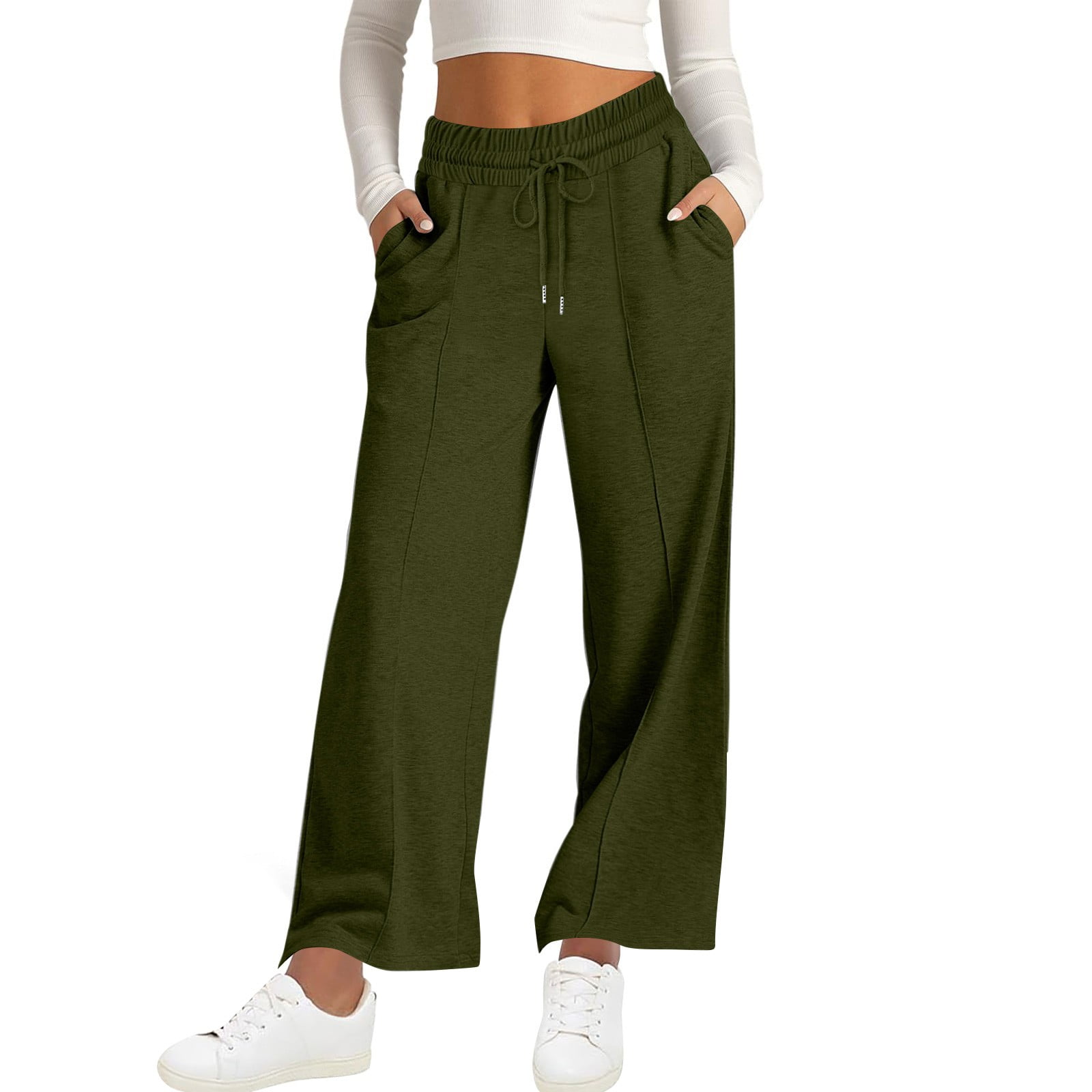 Up to 65% Off Wide Leg Pants for Women Fashion Trousers Full Pants ...