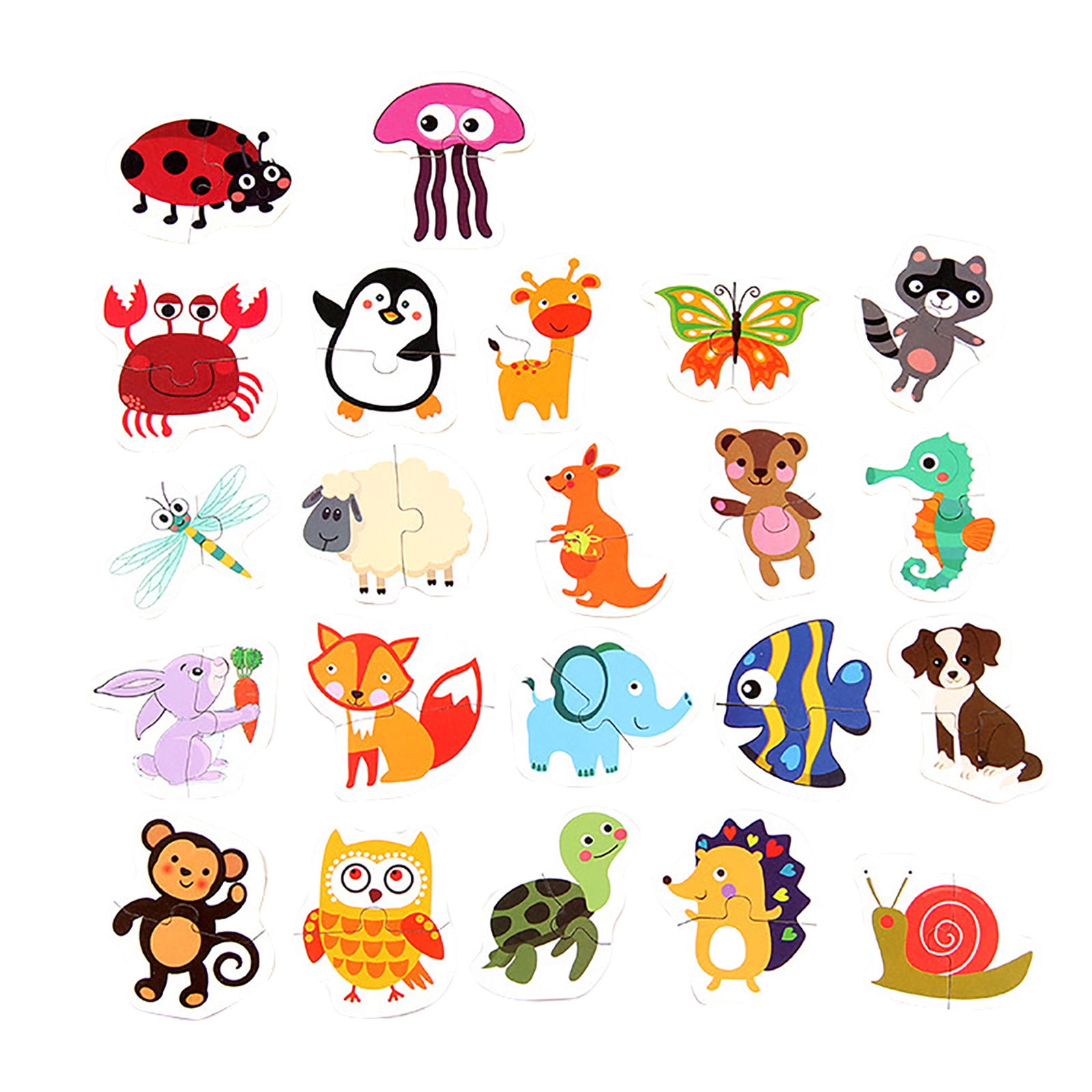 Up to 65% off! Educational Early Education Puzzle Wooden Large Piece Of ...