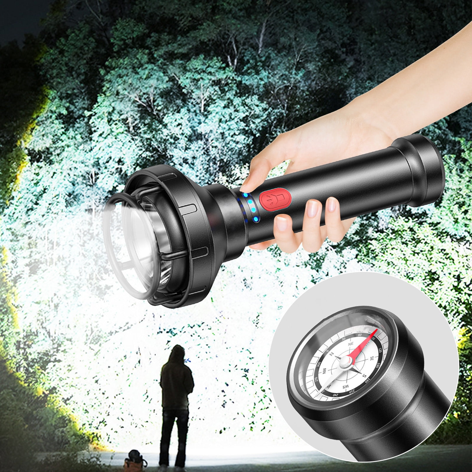 Up to 65% off Handheld Flashlights Outdoor Portable Flashlight ...