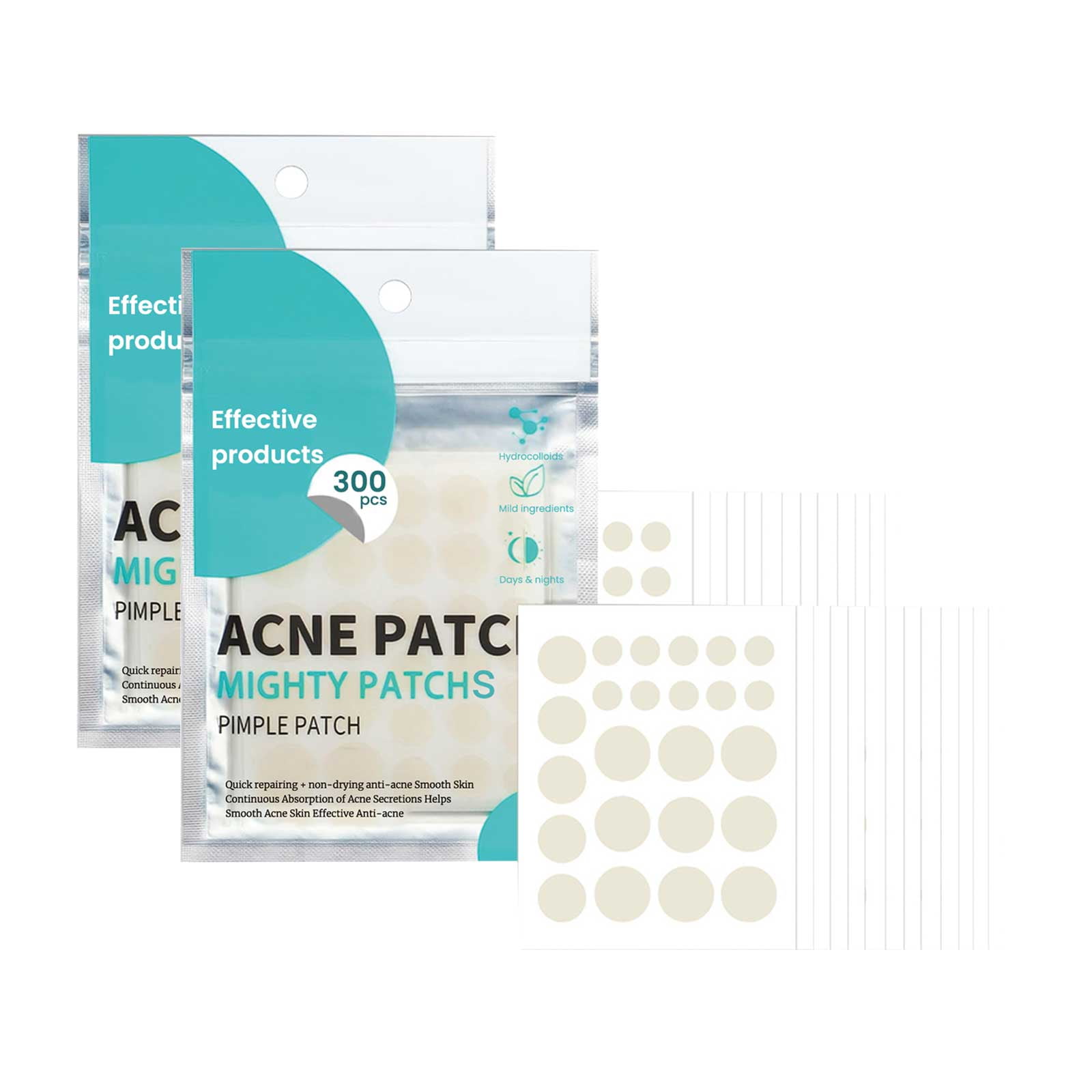 Up to 65% offPack Of 300 Pimple Patch Hydrocolloid Plasters Natural ...