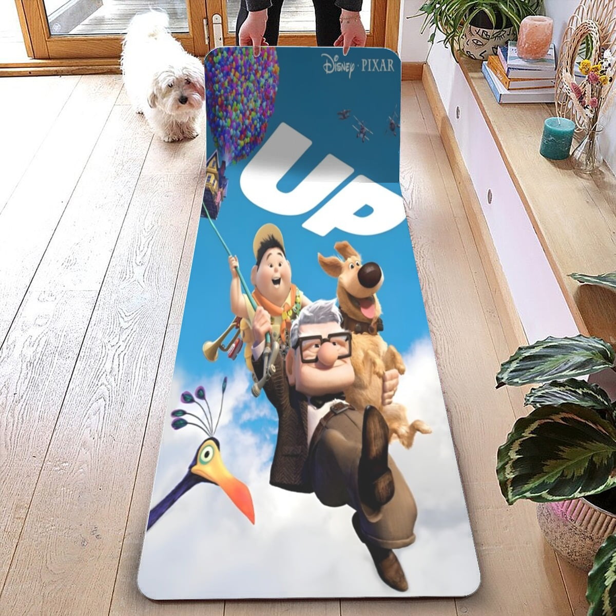Up yoga mat offers comfortable sUpport, anti-slip stability, and portability, with vibrant ...